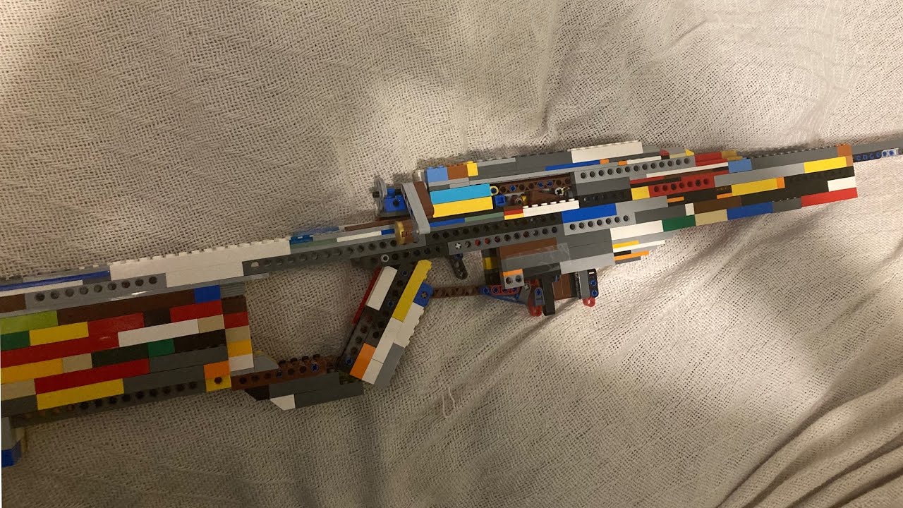 Working LEGO shell ejecting awp sniper rifle - YouTube