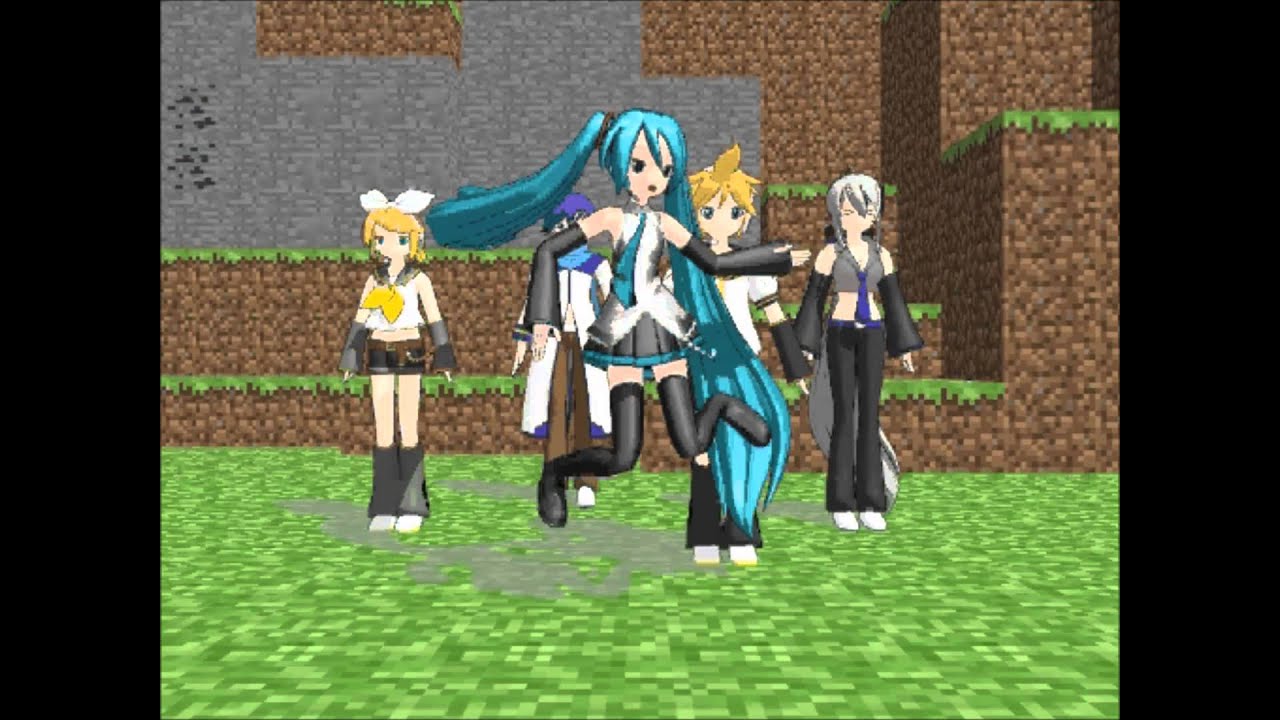 MMD (MEME) everyone do the flop Xtra long in mine craft +shout out with ...