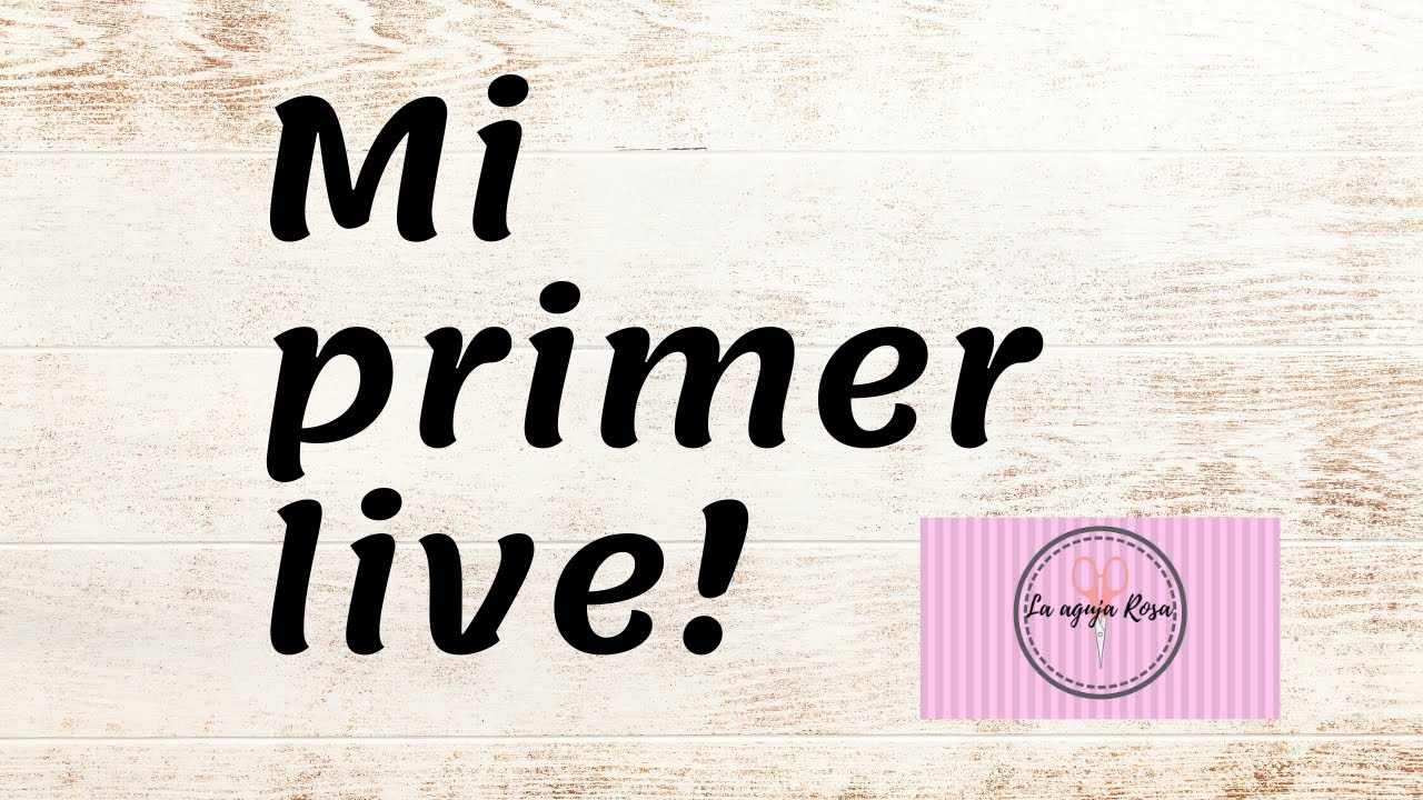 MI PRIMER LIVE! - YouTube