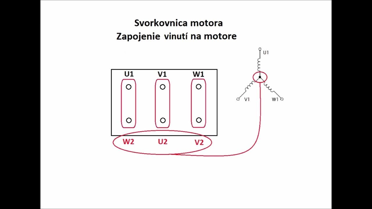 Zapojenie svorkovnice asynchrónneho motora - YouTube