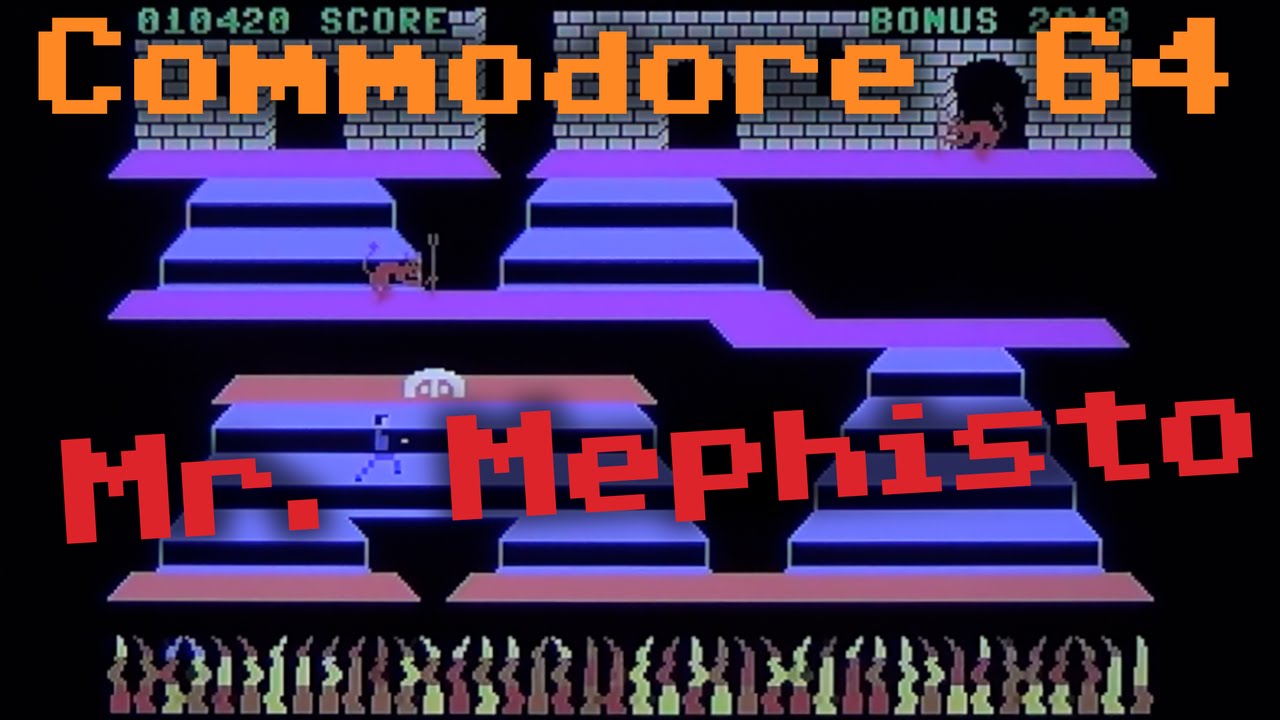 CC64 playing "Mr. Mephisto" (1984). Game #103. - YouTube