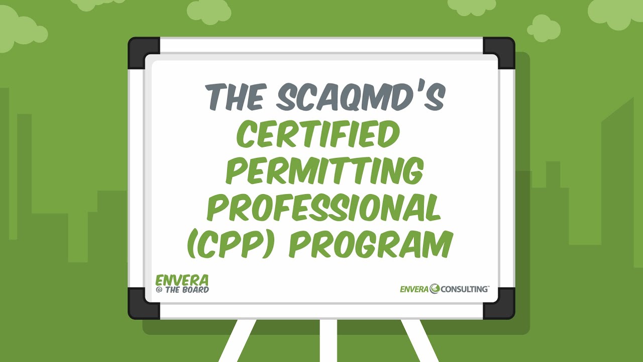 E@TB: The Certified Permitting Professional (CPP) Program - YouTube