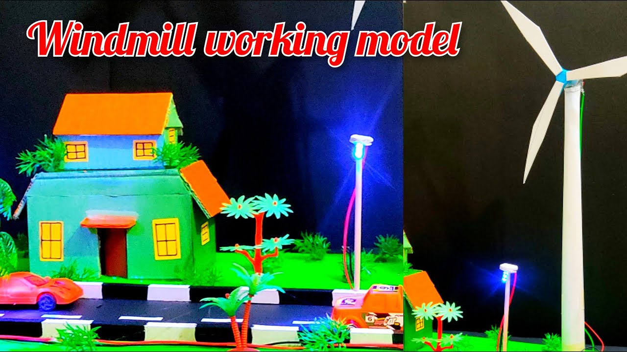 windmill working model - YouTube