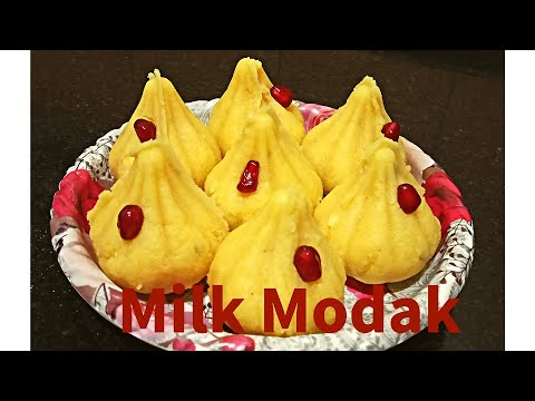 Milk Modak / Instant Cream Modak Recipe |Easy Modak Recipe - YouTube