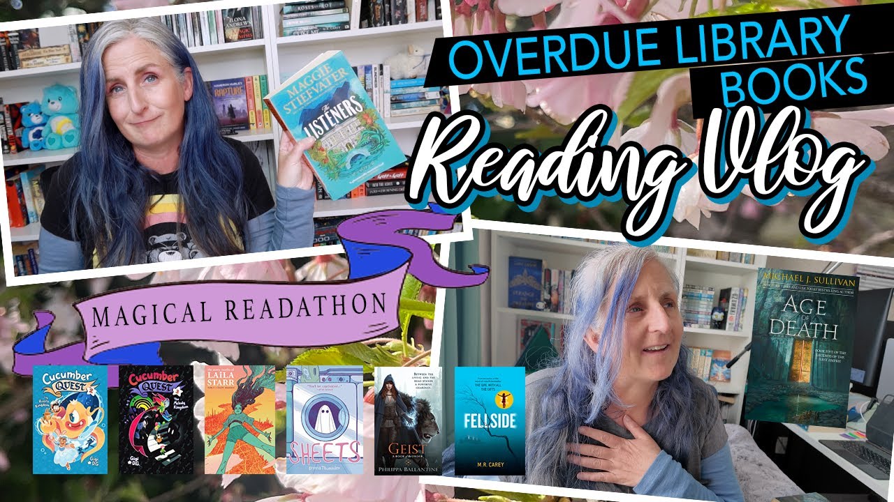 Overdue Library Books | Magical Readathon Reading Vlog - Week 4 - YouTube