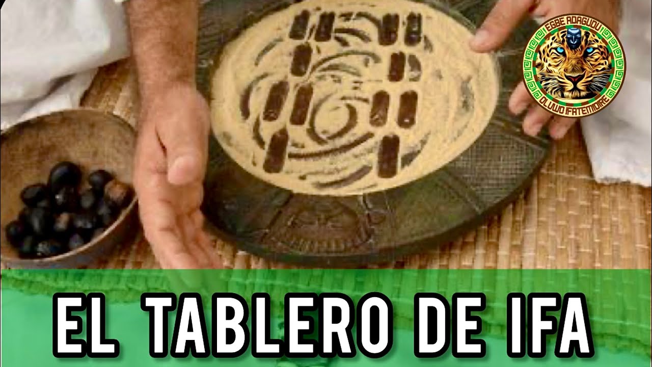 Historia del OPON IFA (TABLERO de IFA) verso de Otura Ogunda - YouTube