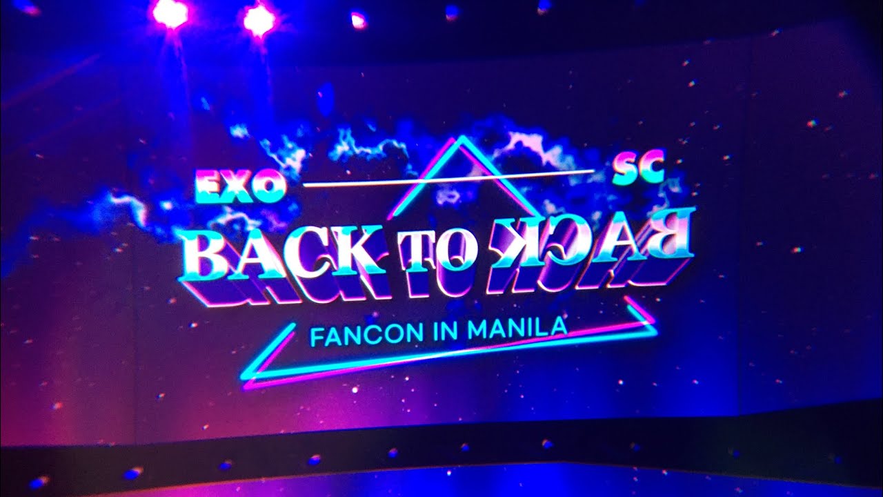 EXO-SC - 1 Billion Views (BACK TO BACK Fancon Tour in Manila) - YouTube