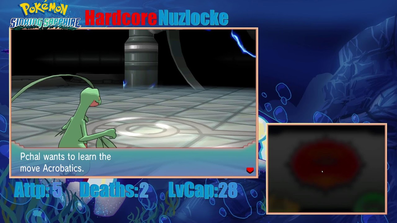 Pokémon Sinking Sapphire HARDCORE NUZLOCKE (Día 1)| Simp de Hades - YouTube