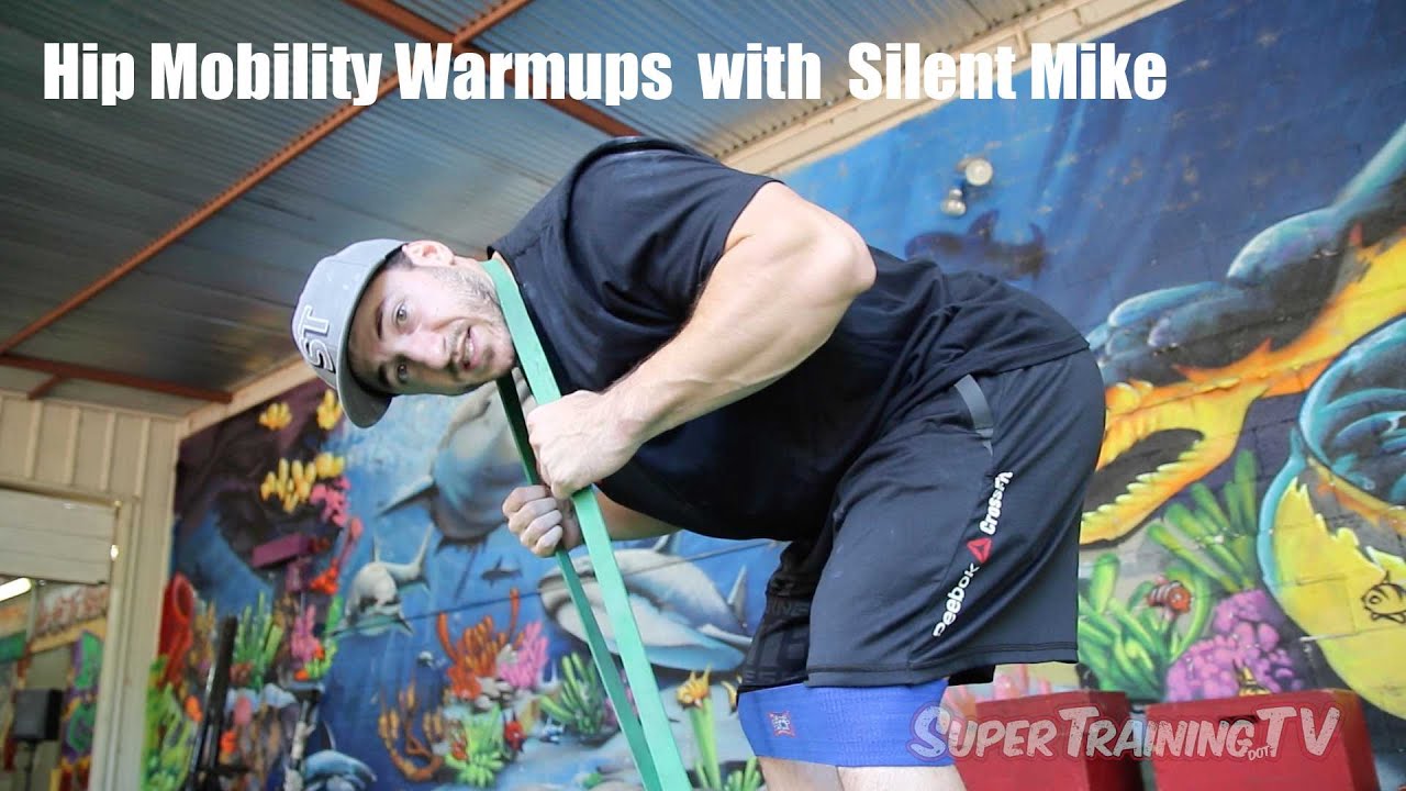 Hip Mobility Warmups with Silent Mike - YouTube