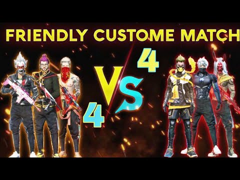 free fire 4 vs 4 custom highlight || free fire 4 pro vs 4 legends full ...