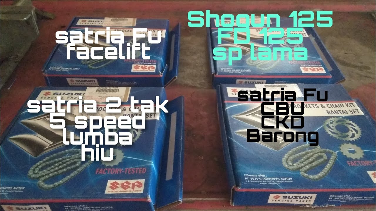 ciri khas gir set original Shogun FD,SP,Fu facelift,barong,lumba & hiu ...