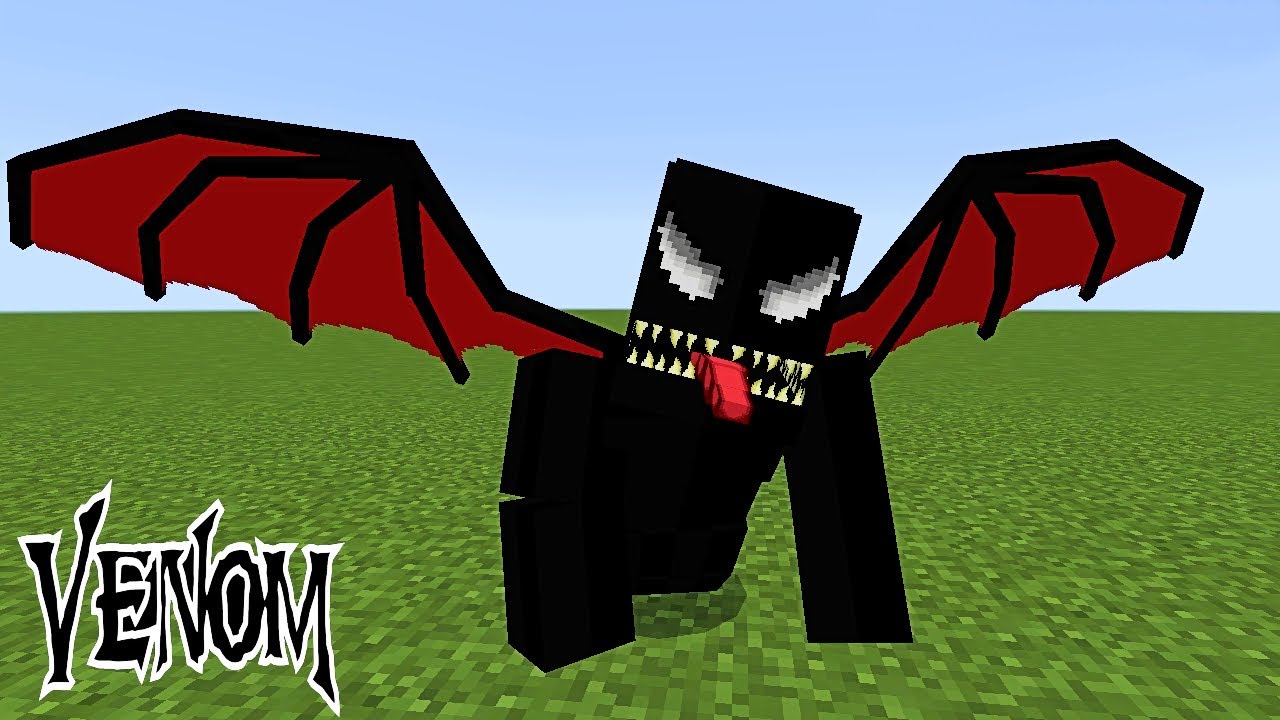 MOD DE VENOM PARA MINECRAFT PE || VENOM ADDON - YouTube