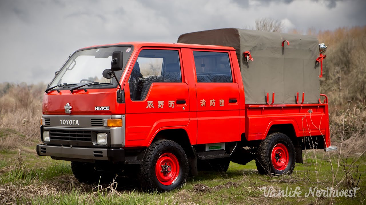 1989 TOYOTA Hiace 4wd Fire Truck - YouTube