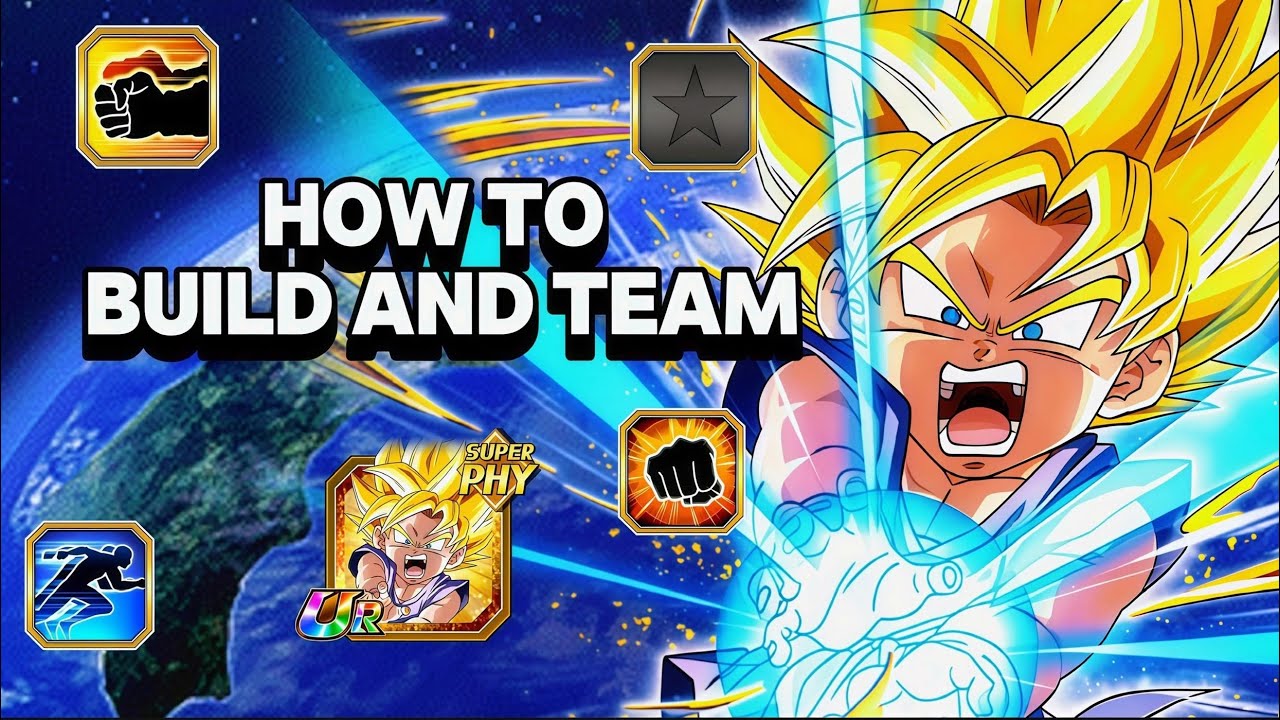 HOW TO BUILD AND TEAM EZA PHY GOKU SUPER SAIYAN (GT)??? Dragon Ball Z ...