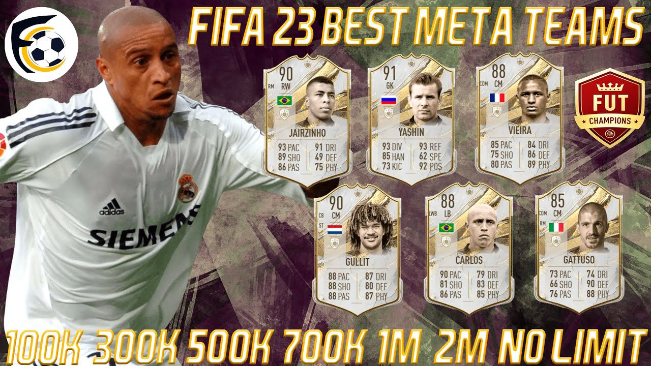 FIFA 23 BEST HYBRID META TEAMS! FIFA 23 100K 300K 500K 700K 1M 2M SQUAD ...