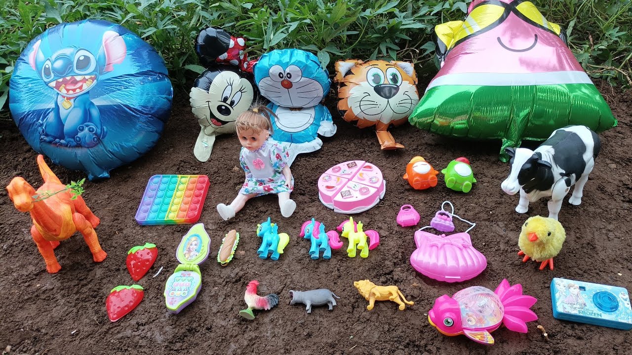 Hunting barbie,balon minimouse,tas,balon semangka,stroberi, popit ...
