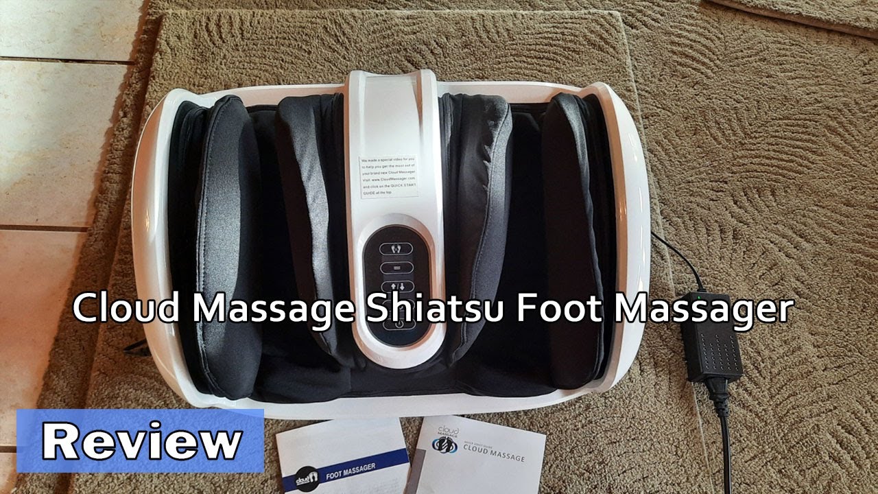 Cloud Massage Shiatsu Foot Massager - Setting & Review - YouTube