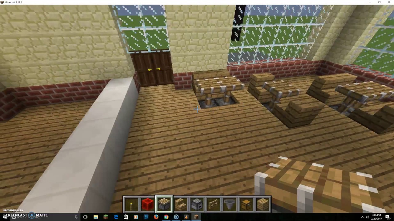 Minecraft Tutorial: How to Make a Popeye's Lousiana Kitchen (Interior ...