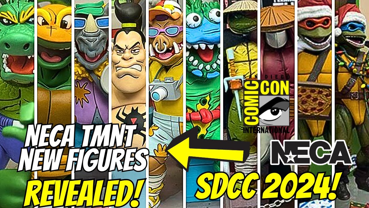 NECA TMNT New Figures Revealed At SDCC 2024 - YouTube