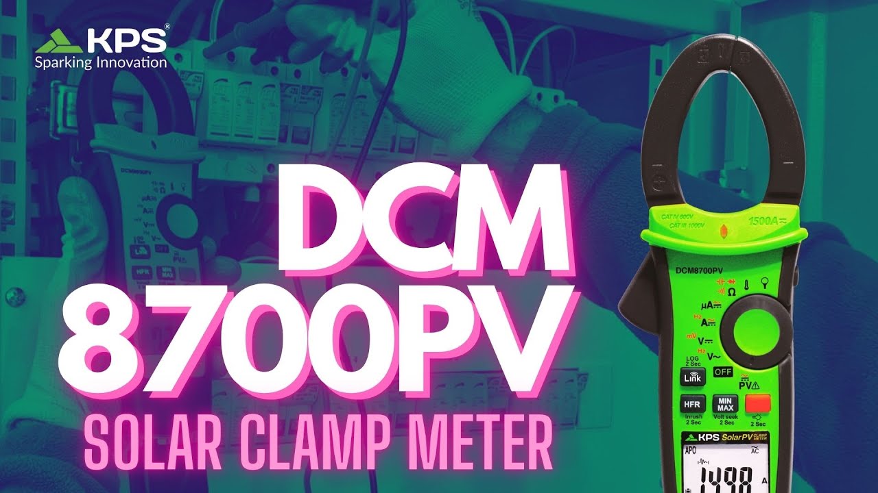 KPS DCM8700PV Clamp Meter: Master Your Solar Installations - YouTube