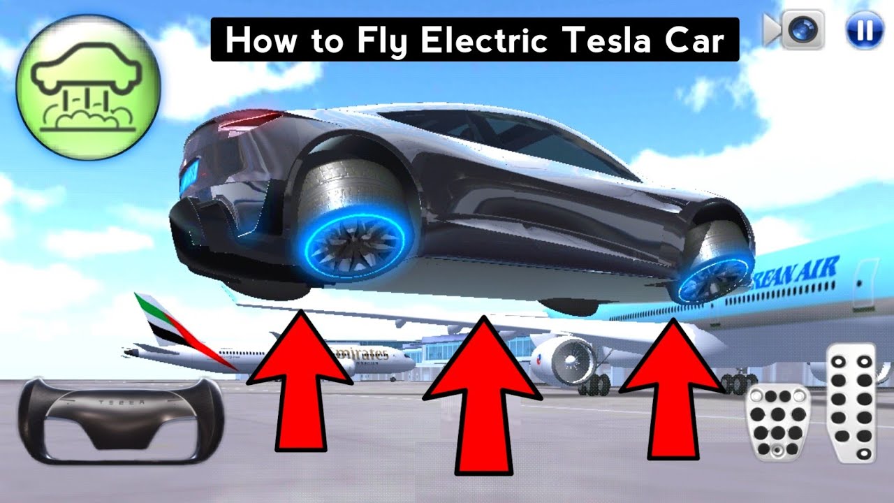 How to Get the Flying Tesla - 3D Driving Class - Android Gameplay - NEW ...
