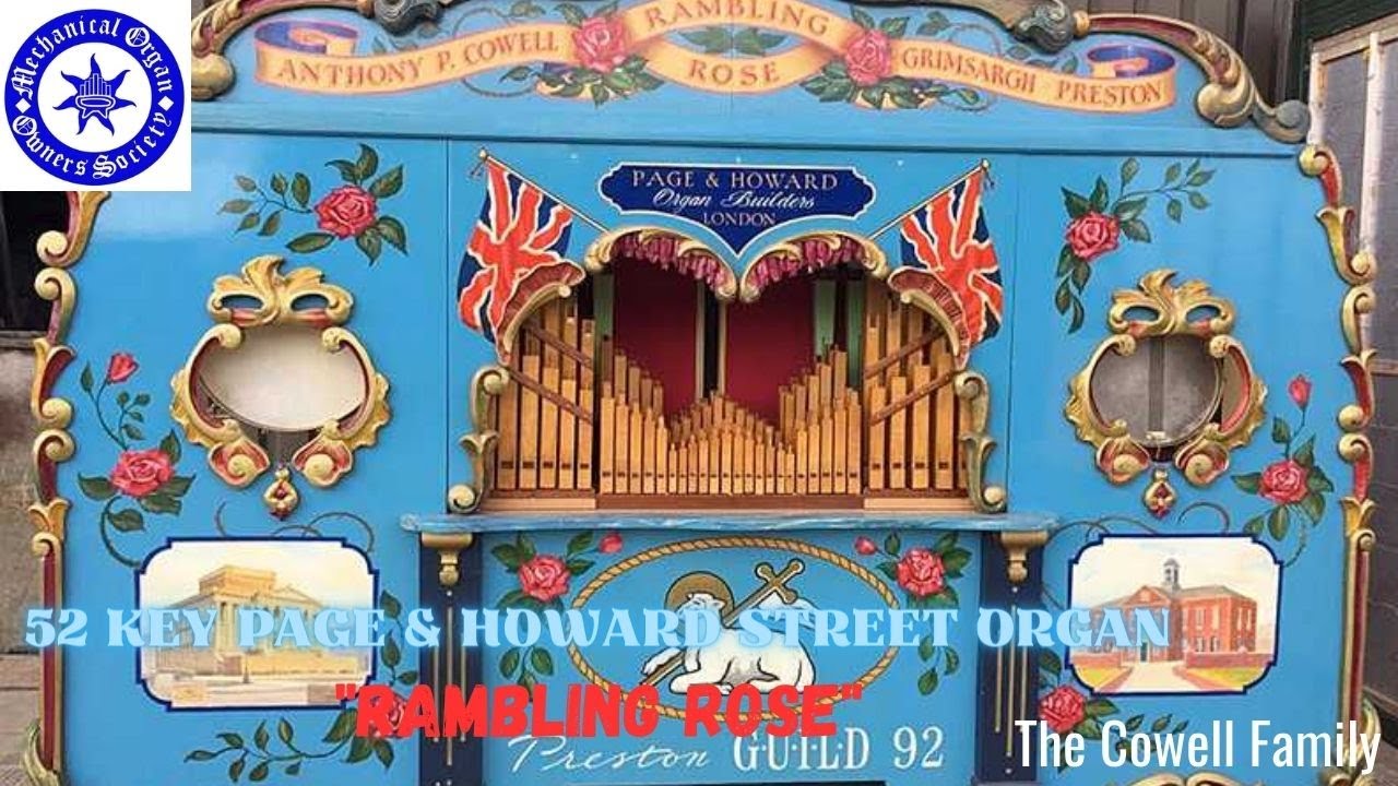 52 Key Page And Howard Street Organ "Rambling Rose" - YouTube