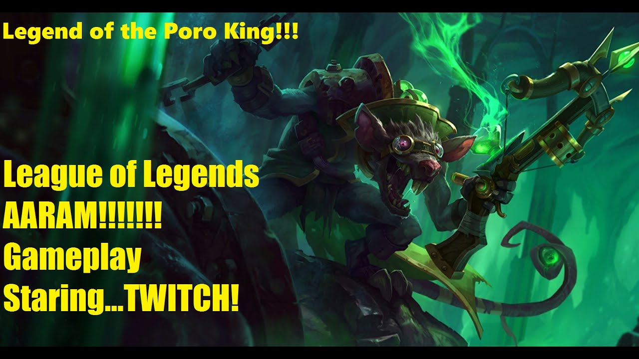 I Killed The Big Fat Poro !League of Legends! Twitch - YouTube