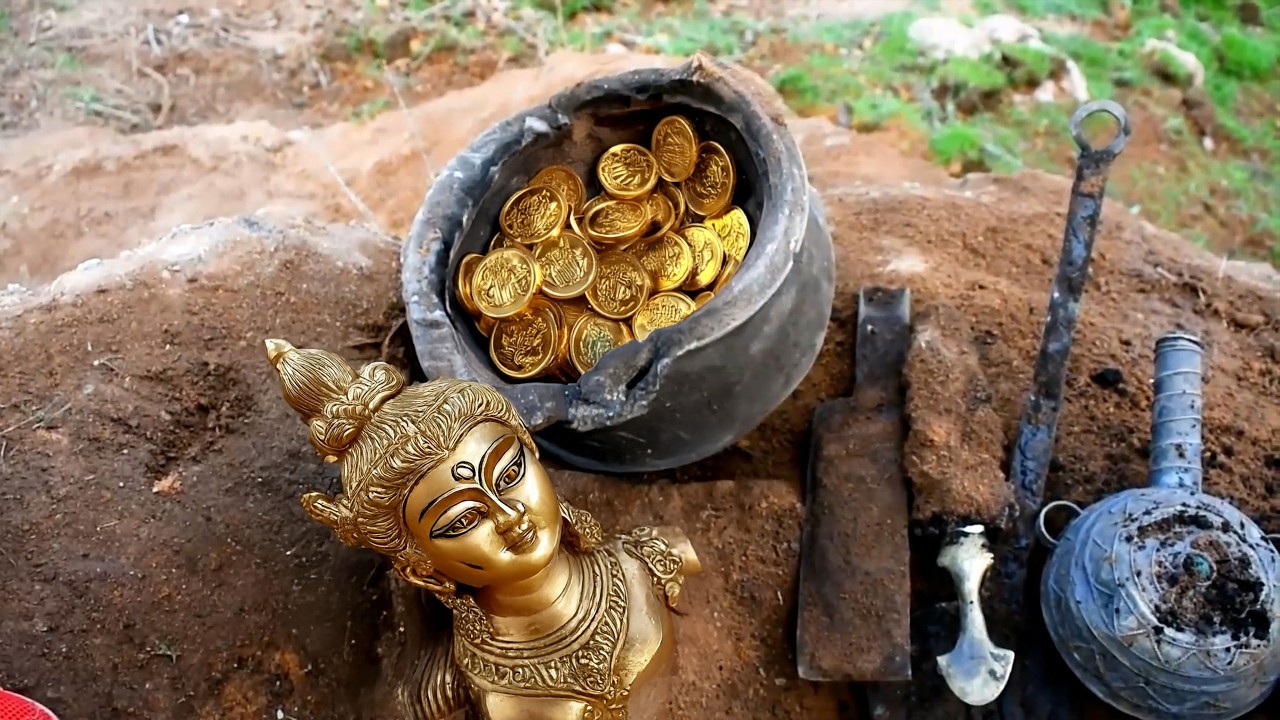 Underground treasure found with high tech metal detector! - YouTube