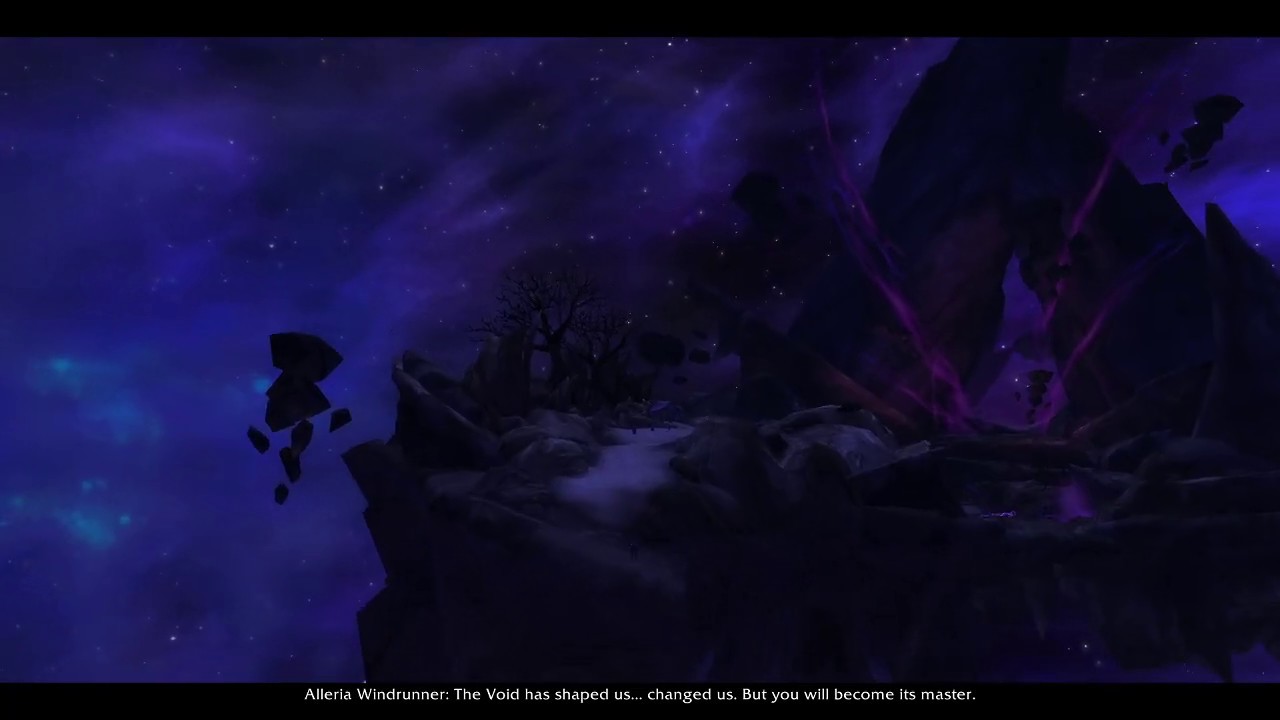 World of Warcraft: Void Elf Starting Area - YouTube