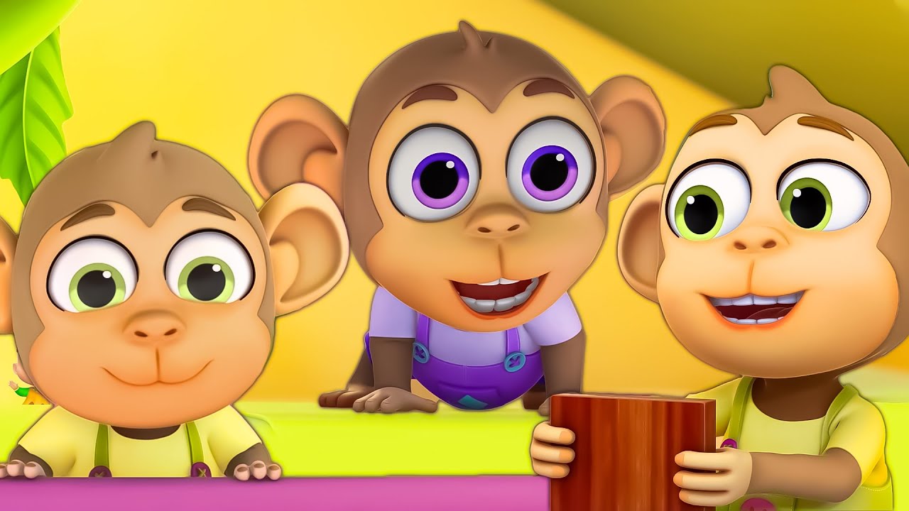 Five Little Monkeys + More Animals Songs & Nursery Rhymes for Children ...