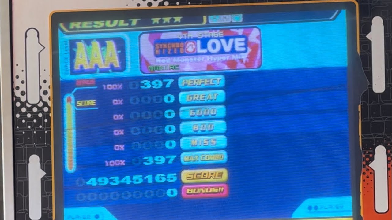 DDR 5th Mix [Sinchronized Love] AAA - YouTube