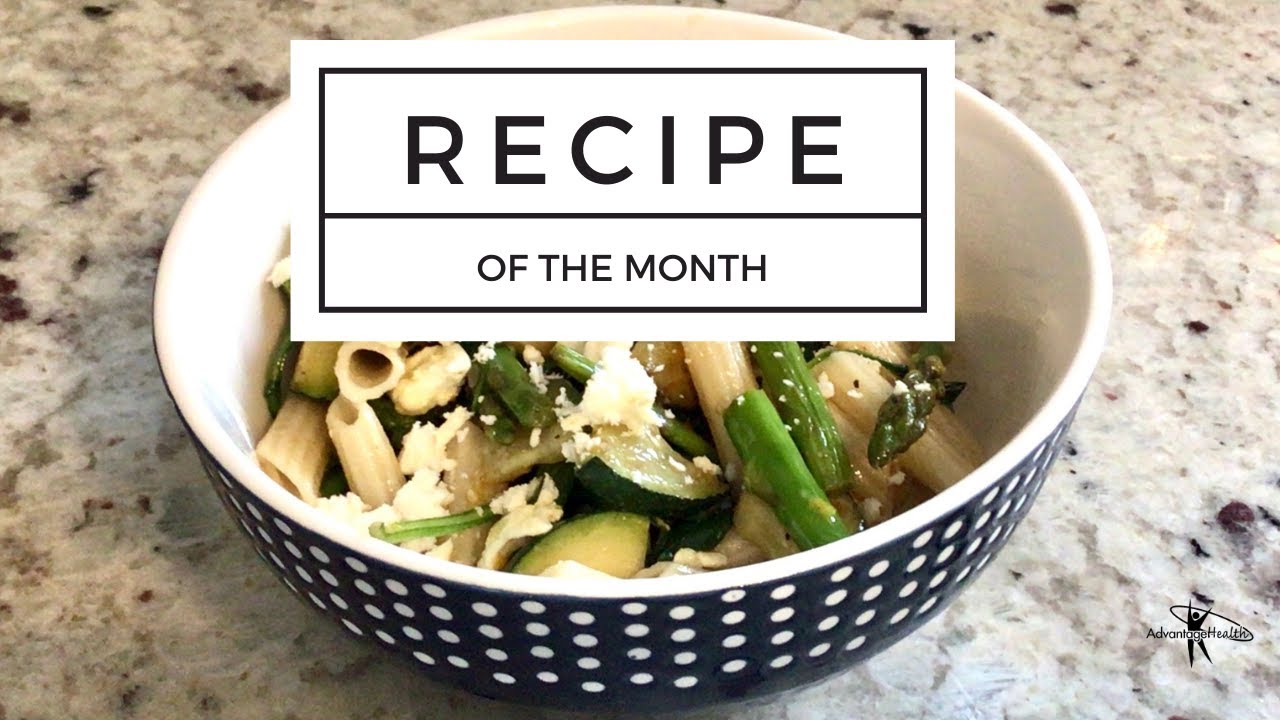 May Recipe of the Month- Spring Pasta Salad - YouTube