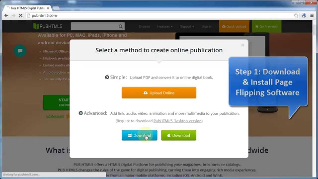 Easy Steps for Creating PDF Digital Page Flip Book with Multimedia ...