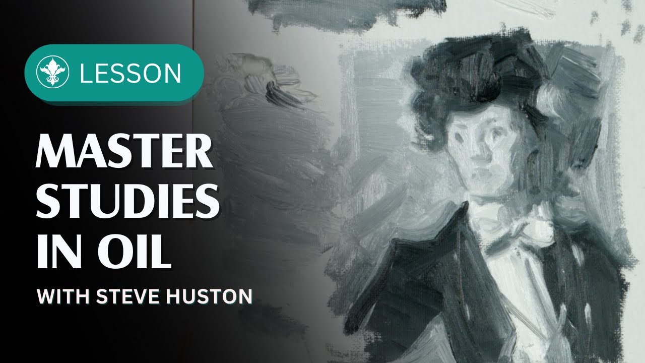 Monochrome Oil Figure Study with Steve Huston - YouTube
