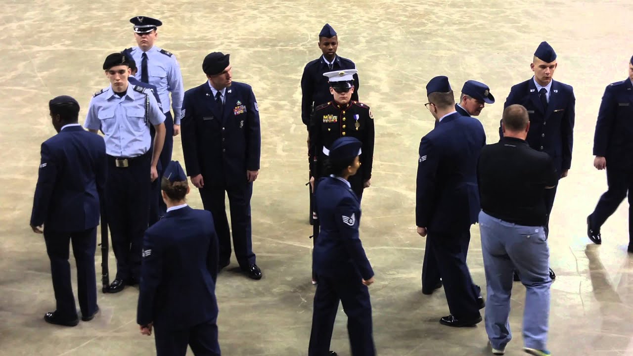 Jon Crawford; Air Force JROTC National Drill Championships 2016 [Part 1 ...