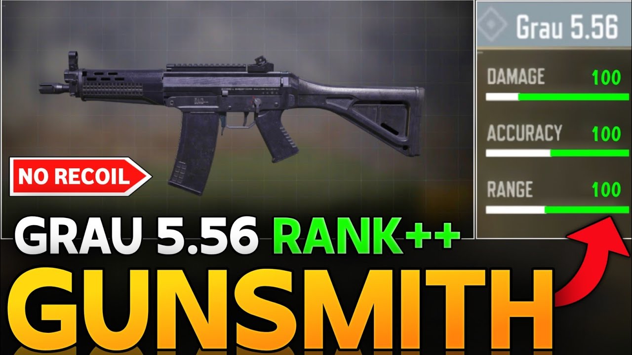 BEST GRAU 5.56 GUNSMITH IN CALL OF DUTY MOBILE | GRAU 5.56 UNSTOPPABLE ...