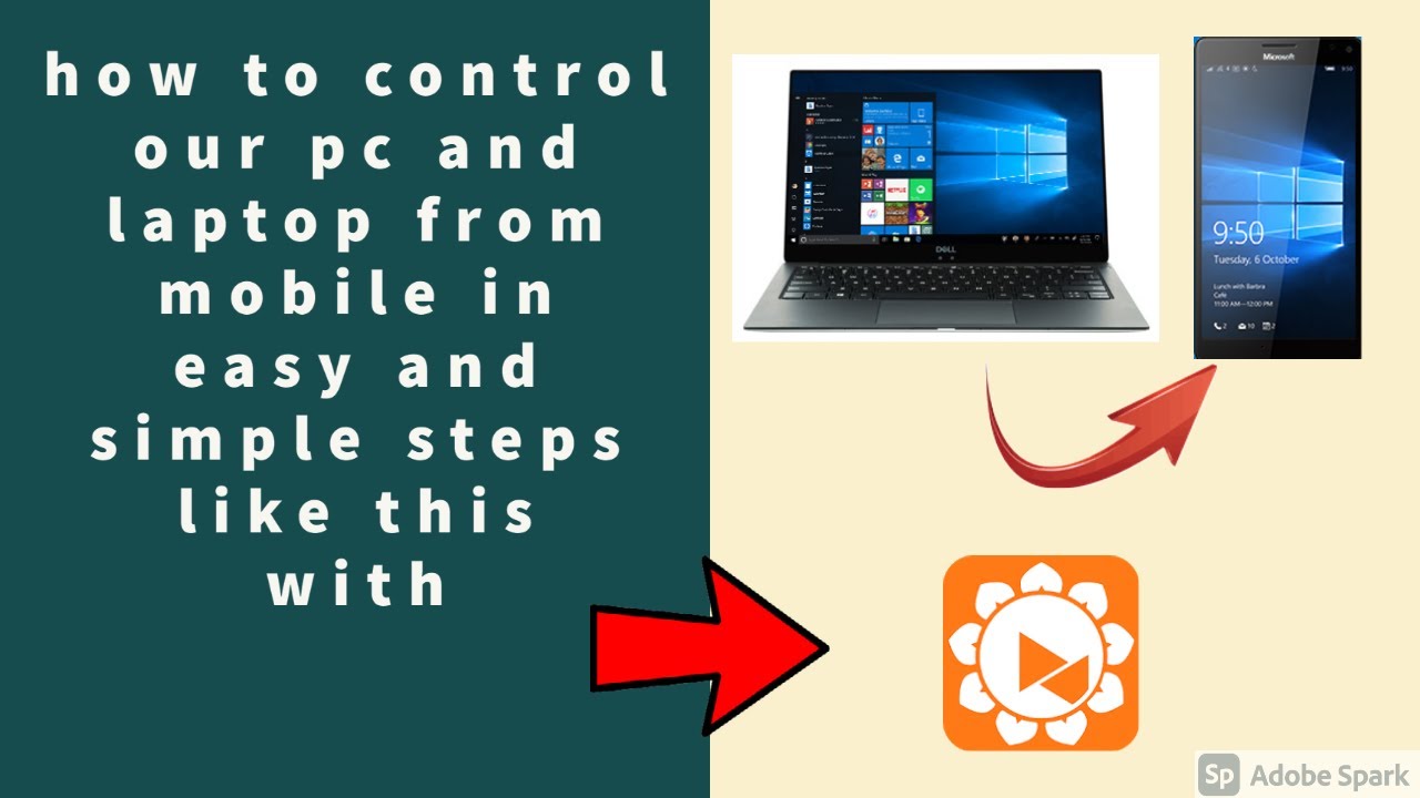 how to operate laptop amd pc with mobile in simple steps? laptop or pc ...