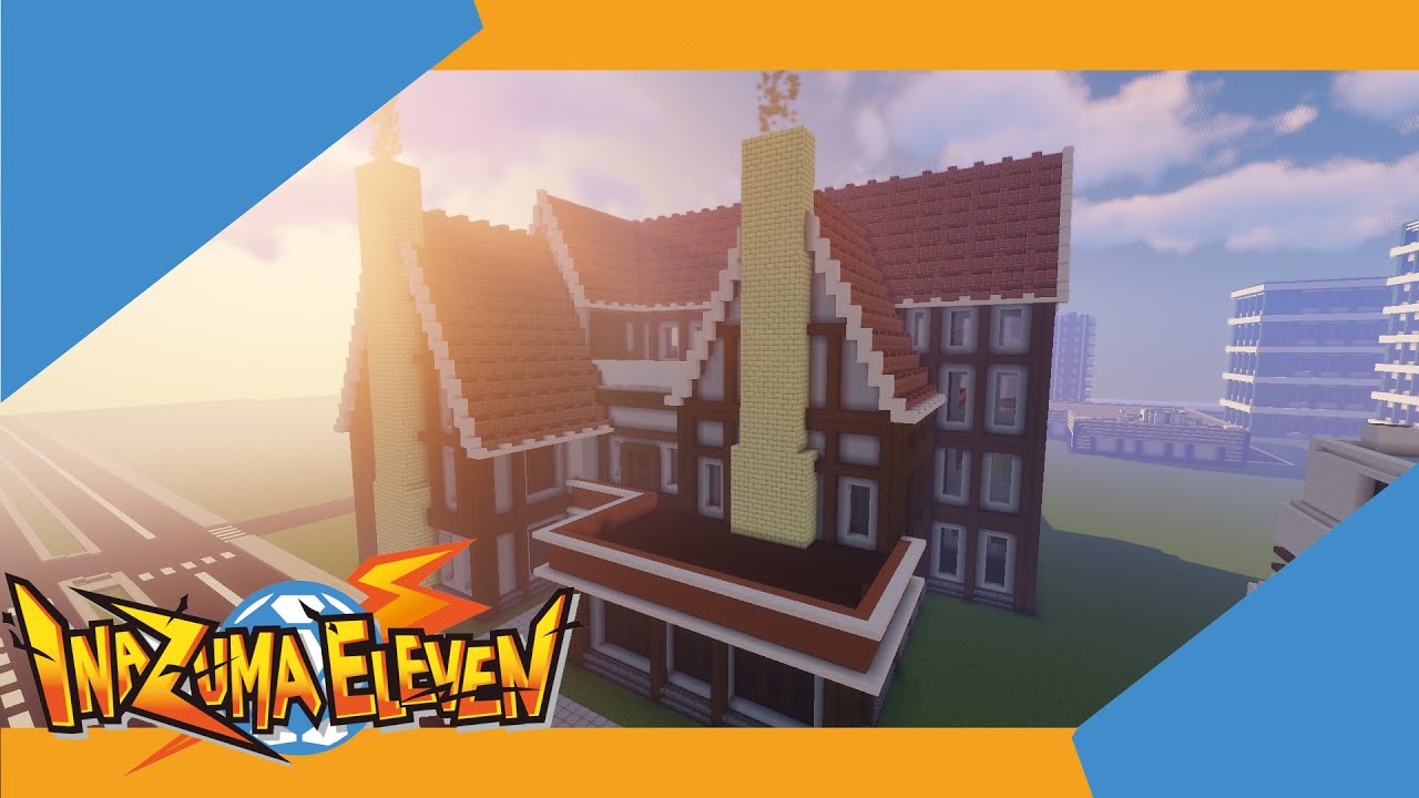 Minecraft | Anime Builds #7 | Inazuma Eleven [1/2] | Kidou's Mansion ...