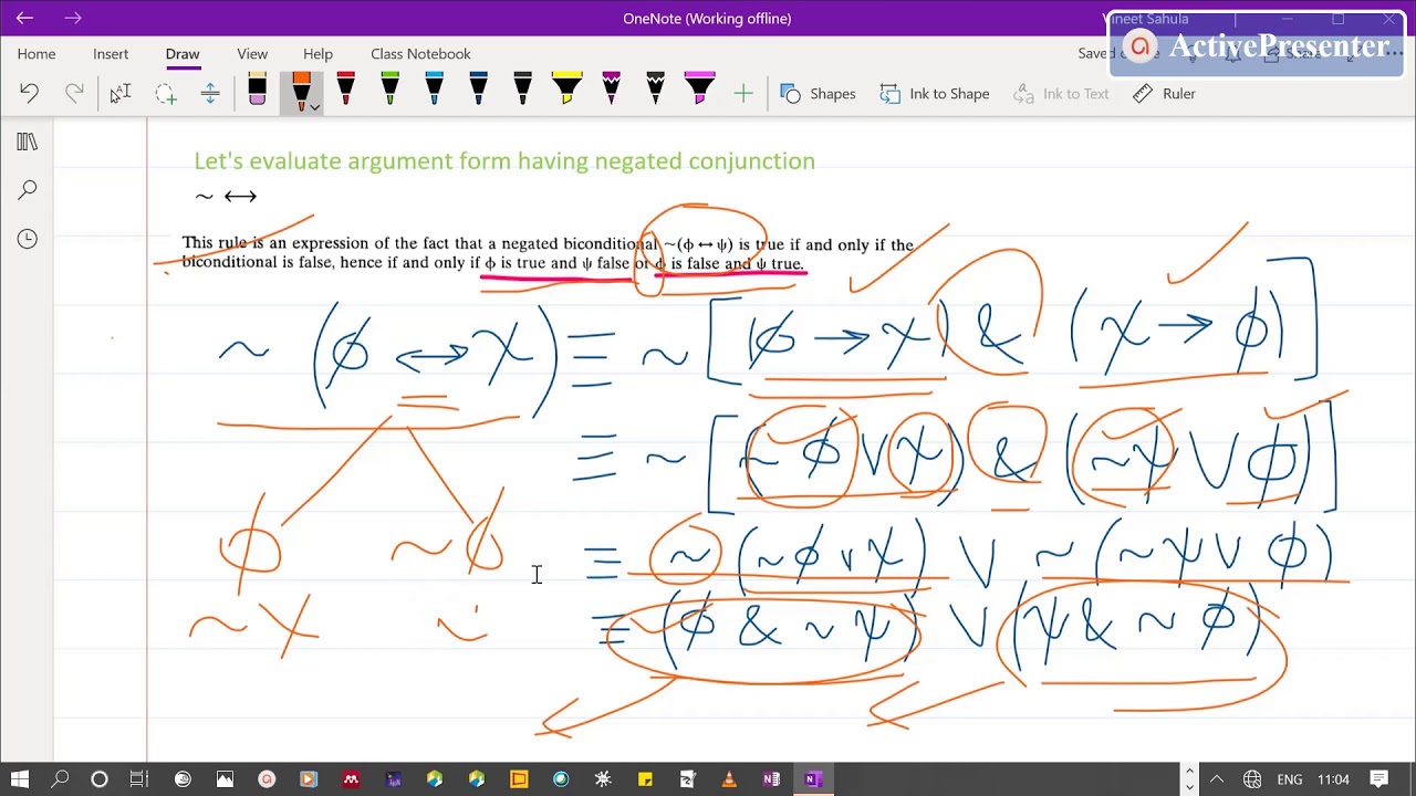 ex 3 32 Schaum Logic - YouTube