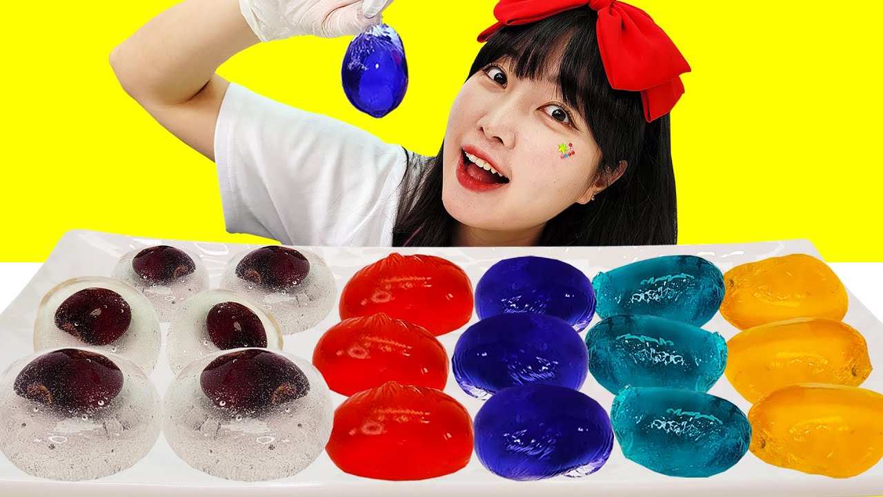 먹을 수 있는 물병?! 오호 만들기!! DIY Edible Water Bottle Ooho [유라] - YouTube