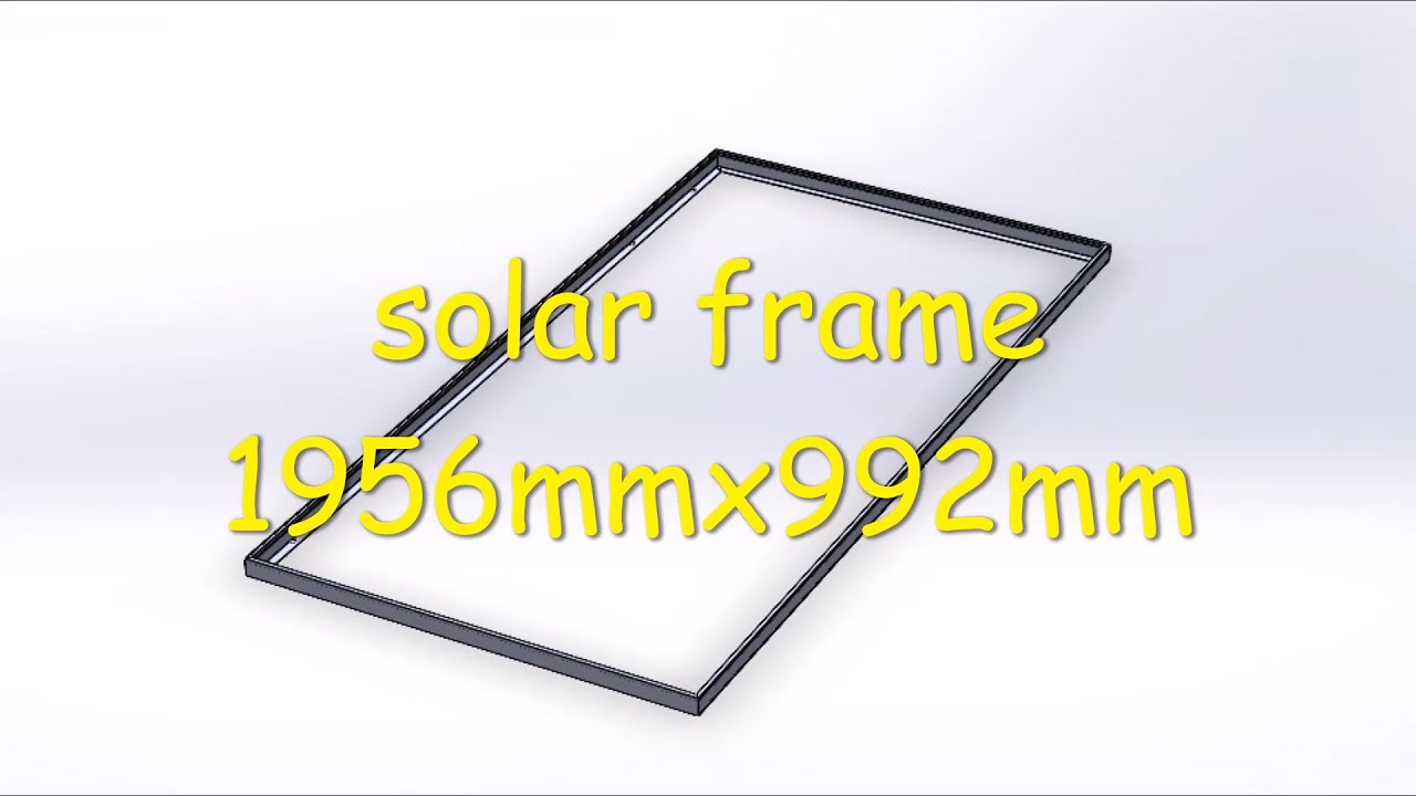 Solidworks Tutorial#2 | Design of Solar Frame. - YouTube