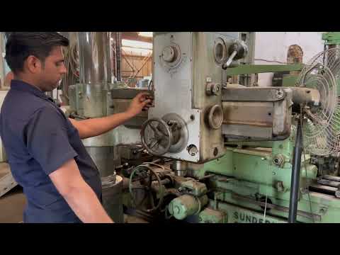 CASER F32 Radial Drill Machine - YouTube