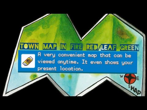 How to get town map in pokemon fire red /leaf green. - YouTube