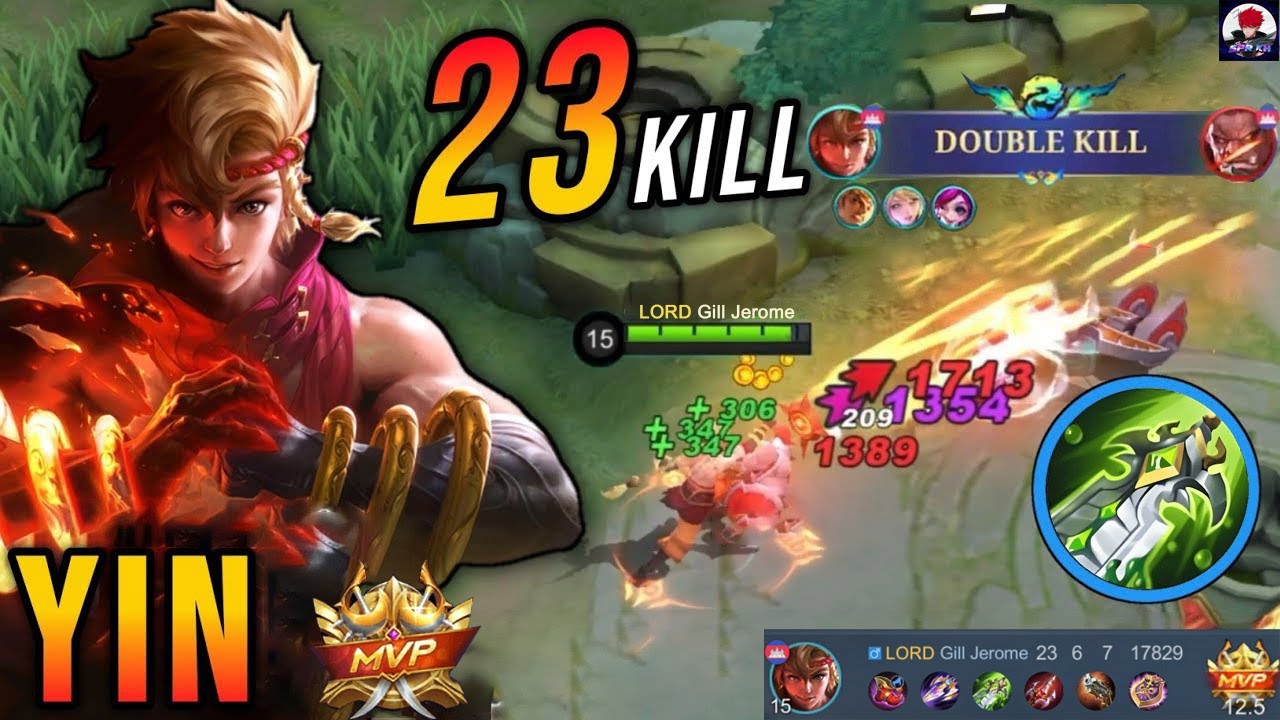 Yin 23KILL+Double Kill~MVP~Brutal Kill-mlbb - YouTube
