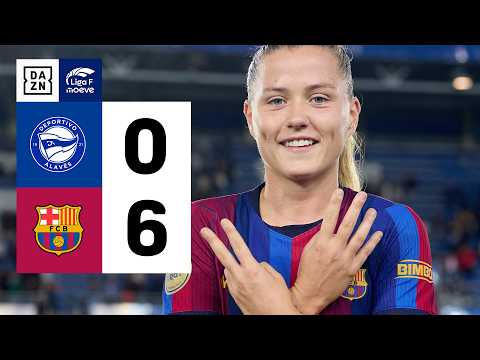 Deportivo Alavés vs FC Barcelona (0-6) | Resumen y goles | Highlights Liga F