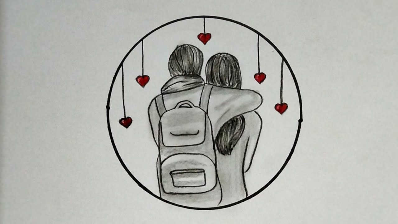 How to draw Walking Lovers Step by Step - Yeni Başlayanlar İçin Çift ...