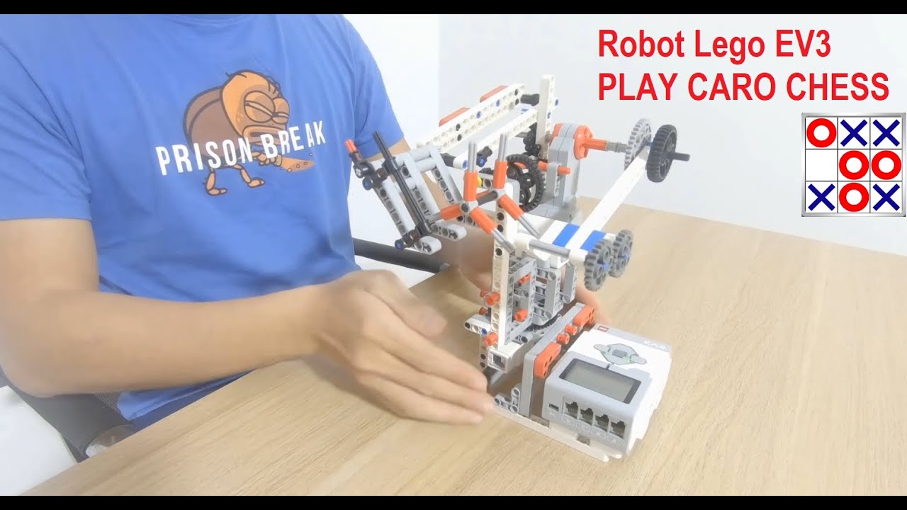 Robot #2: ROBOT LEGO EV3 PLAYS CARO CHESS - YouTube
