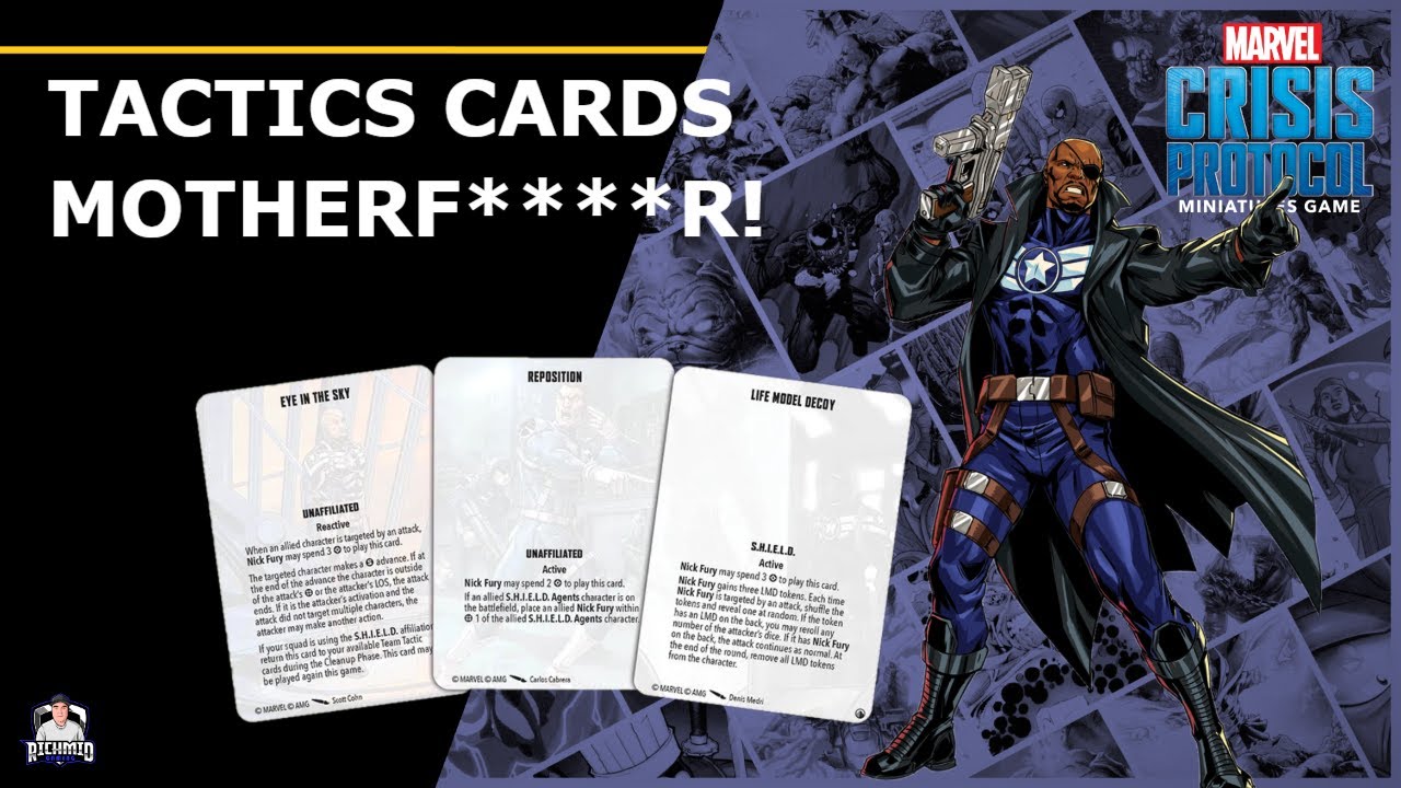 Marvel Crisis Protocol: SHIELD Affiliation Tactics Cards!!! - YouTube