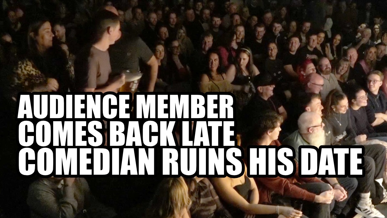 Comedian ruins man's date for coming back late - YouTube