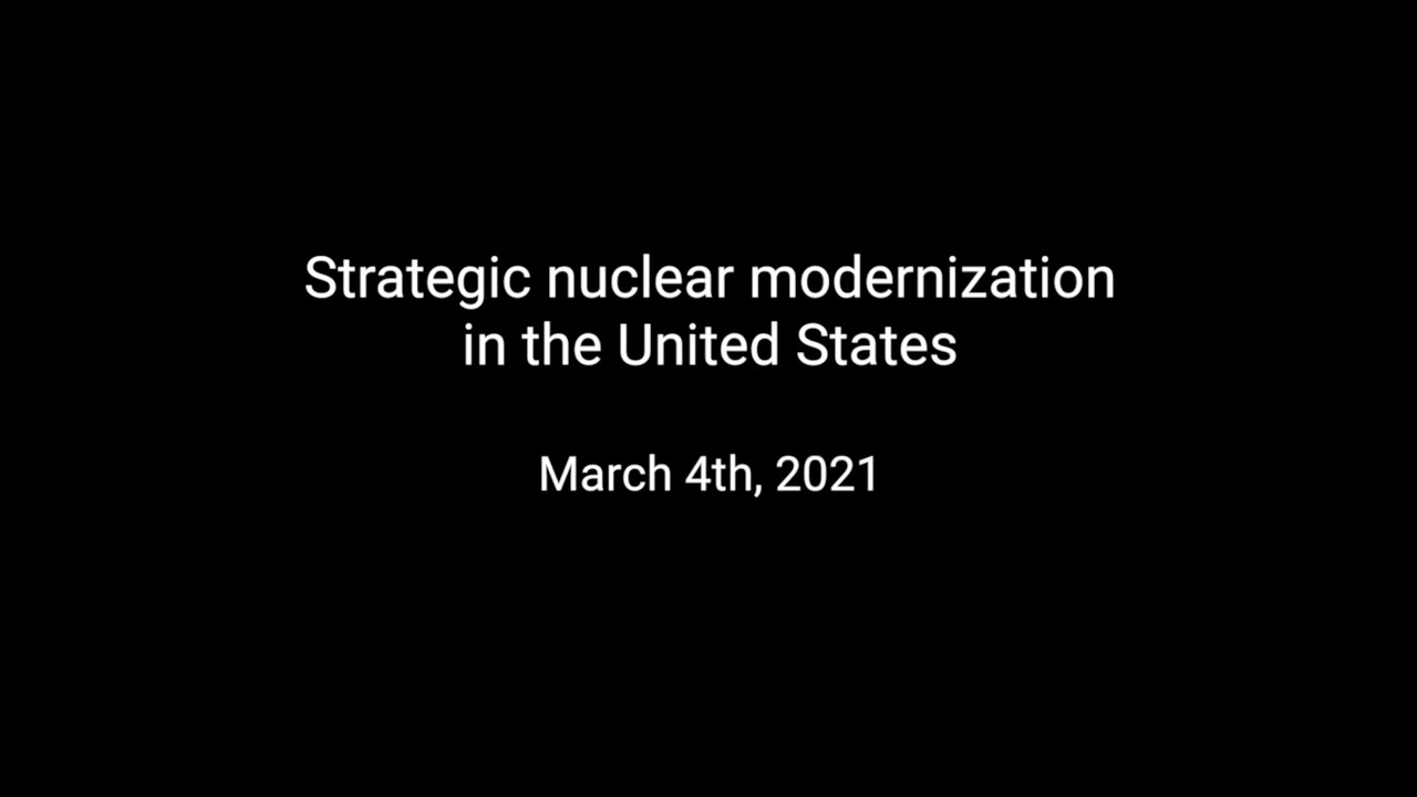 Strategic nuclear modernization in the United States - YouTube